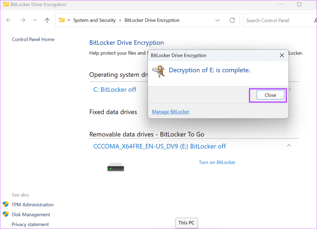 Windows 10 및 11에서 Usb 플래시 드라이브를 암호화 또는 암호 해독하는 방법 Vpn Cboard
