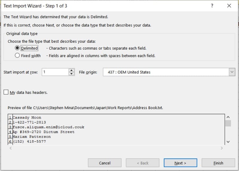 Word 표를 Microsoft Excel로 변환하는 5단계 - VPN Cboard