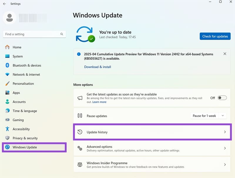 Windows 11 업데이트를 롤백하는 방법 - VPN Cboard